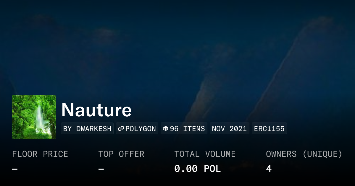 Nauture - Collection | OpenSea