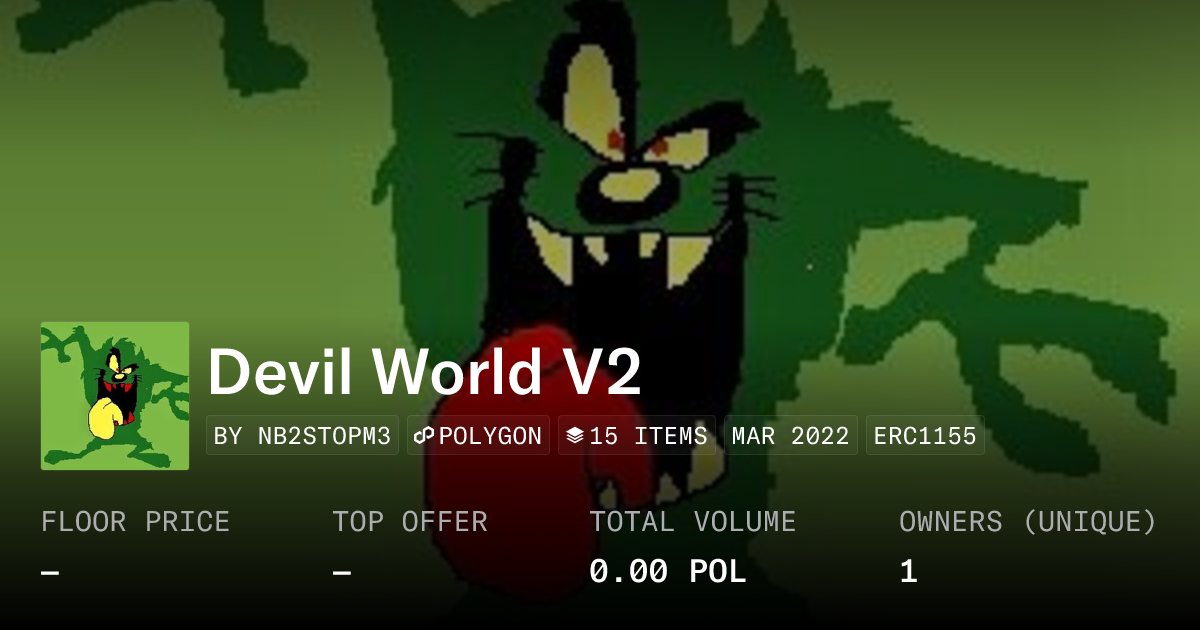 Devil World V2 - Collection | OpenSea