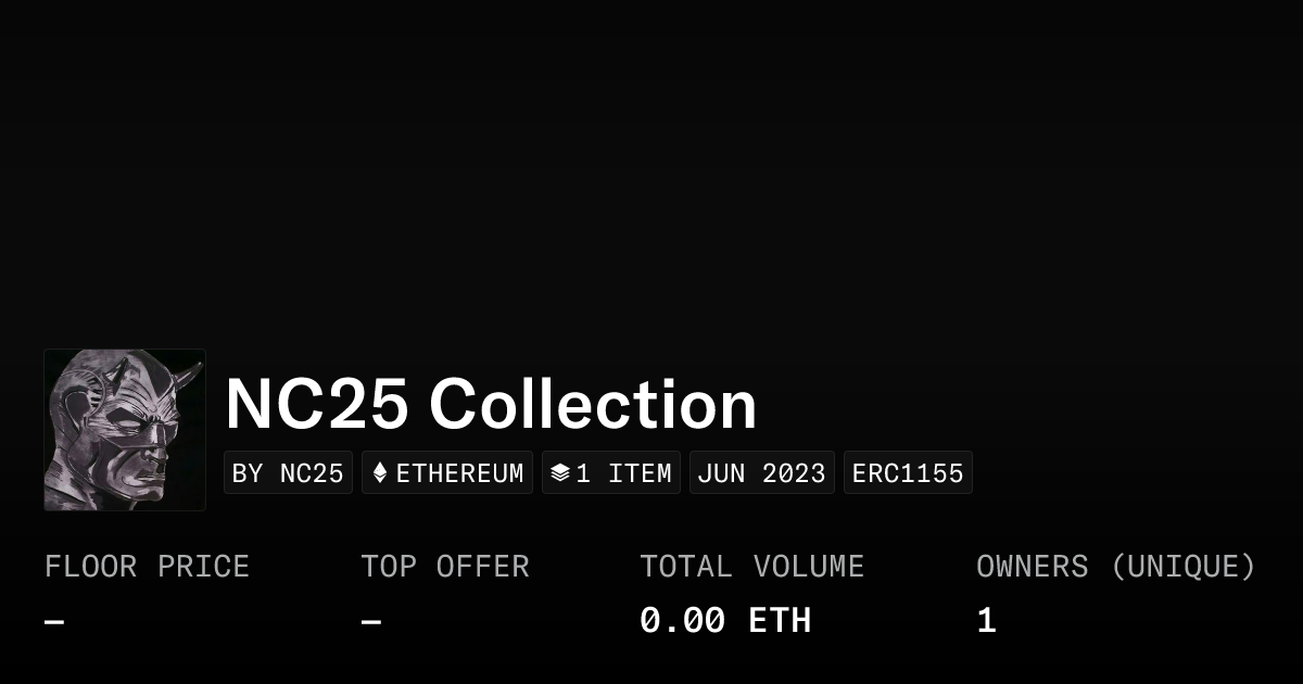 NC25 Collection - Collection | OpenSea