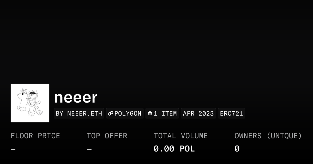 neeer - Collection | OpenSea