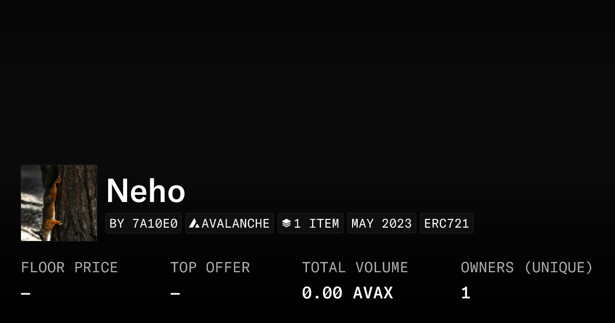 Neho - Collection | OpenSea