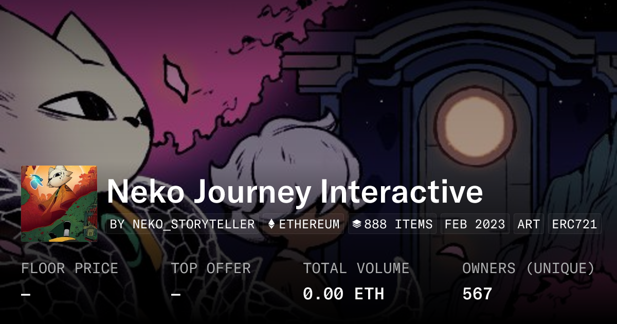 Neko Journey Interactive - Collection | OpenSea