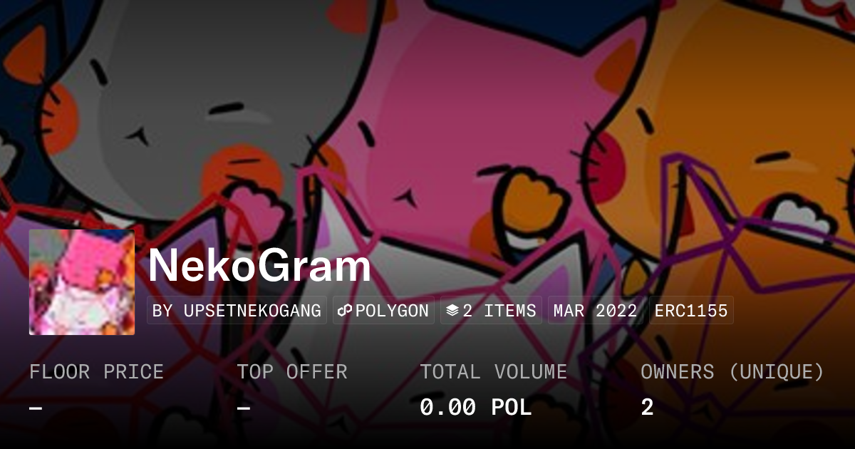 NekoGram - Collection | OpenSea