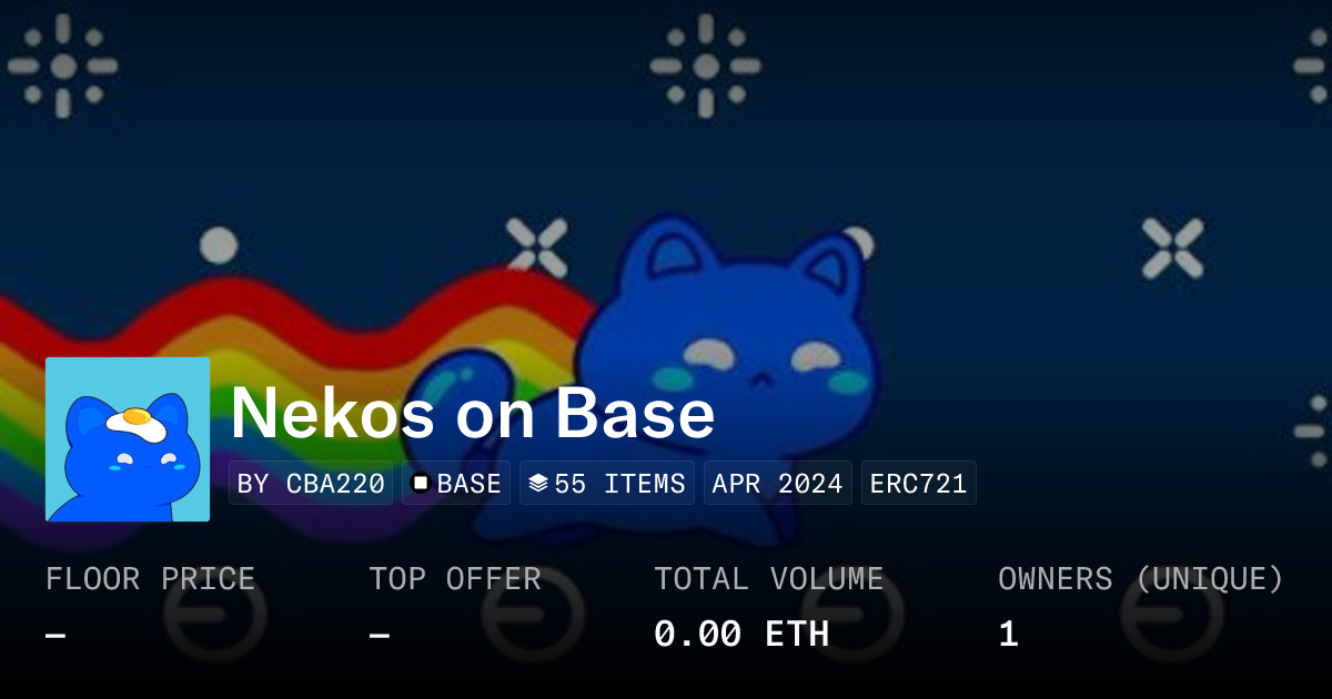 Nekos on Base - Collection | OpenSea