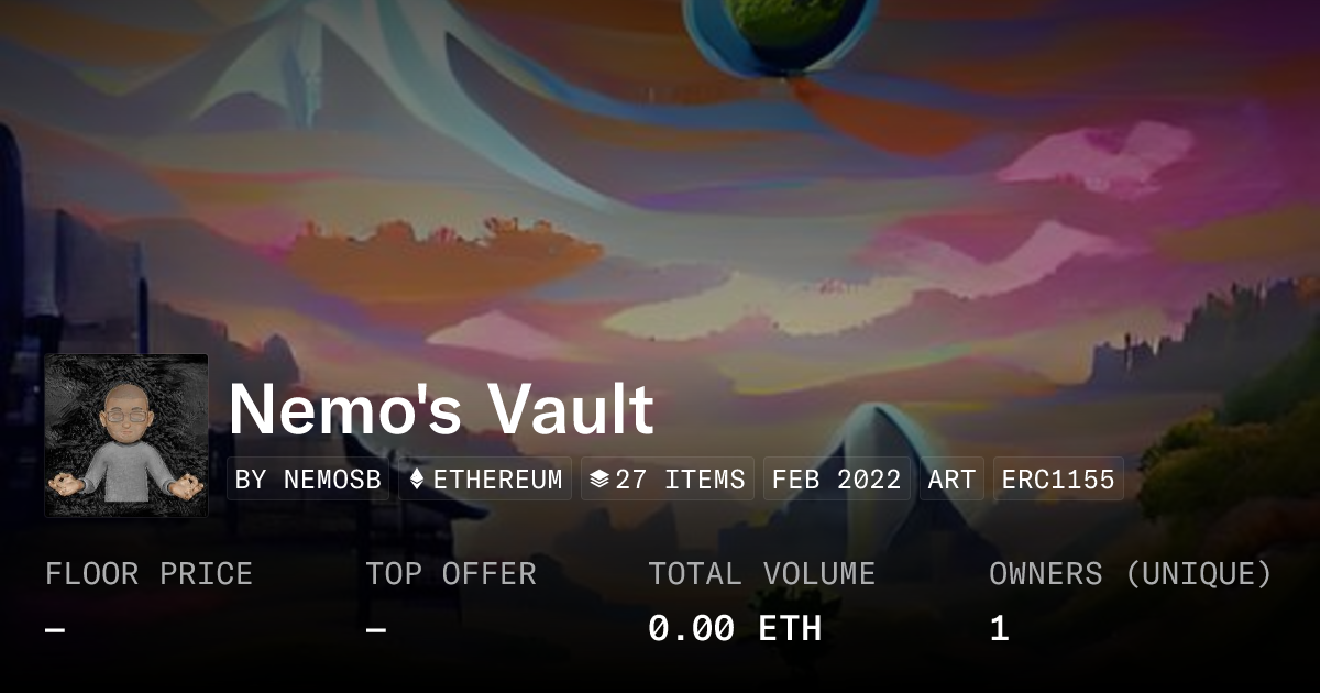 Nemo's Vault - Collection | OpenSea