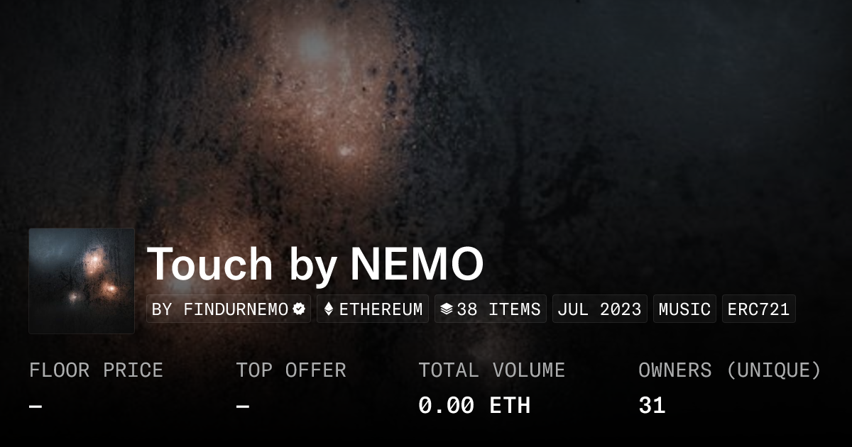 Touch by NEMO - Collection | OpenSea