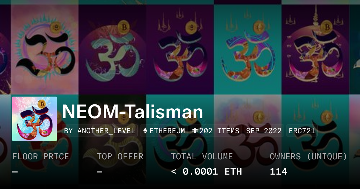 NEOM-Talisman - Collection | OpenSea