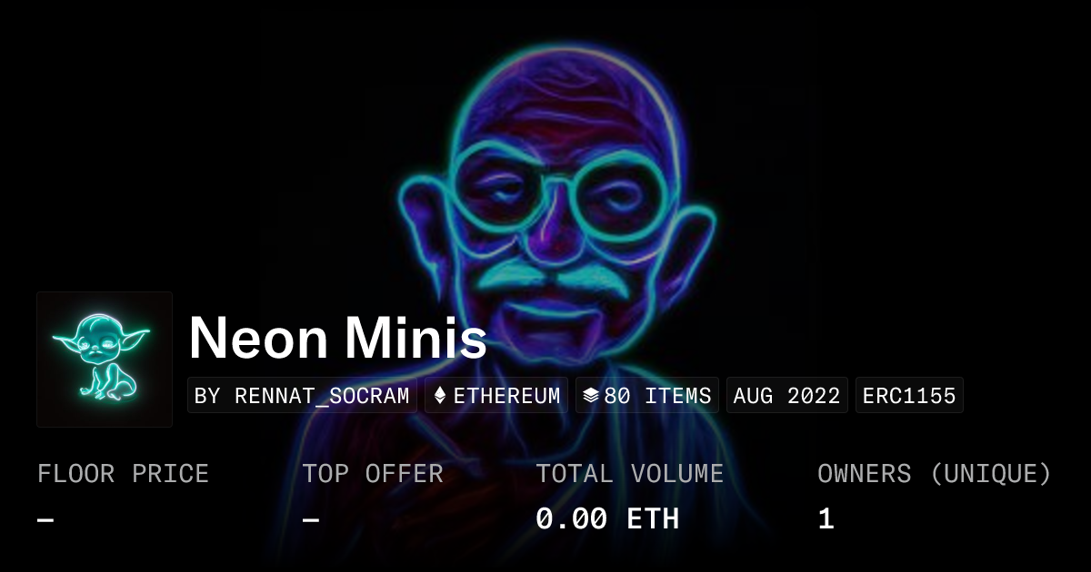 Neon Minis - Collection | OpenSea