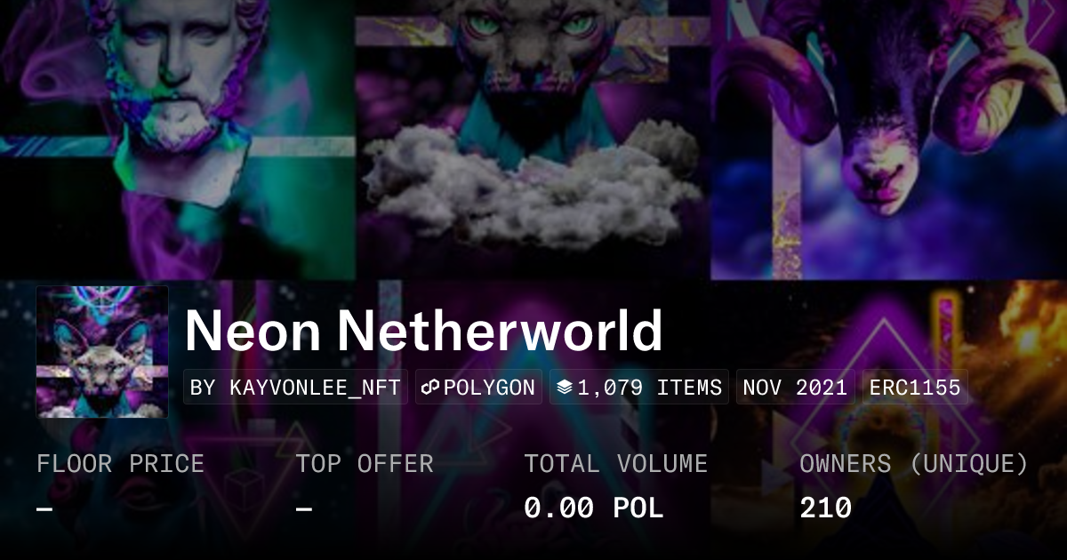 Neon Netherworld - Collection | OpenSea