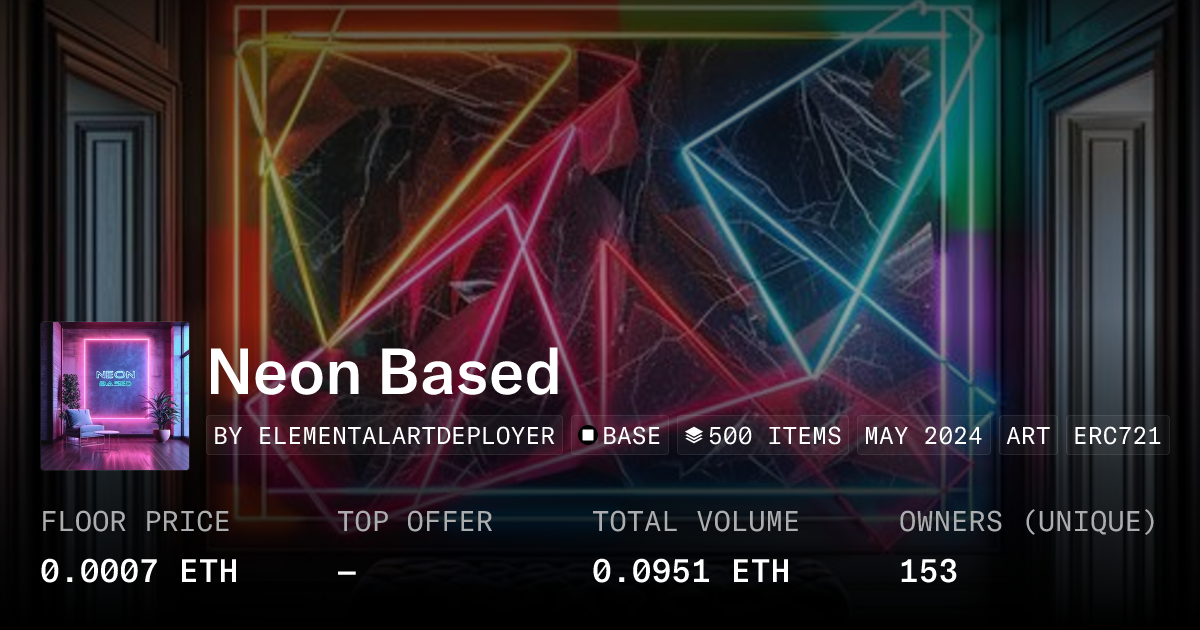 Neon Based - Collection | OpenSea