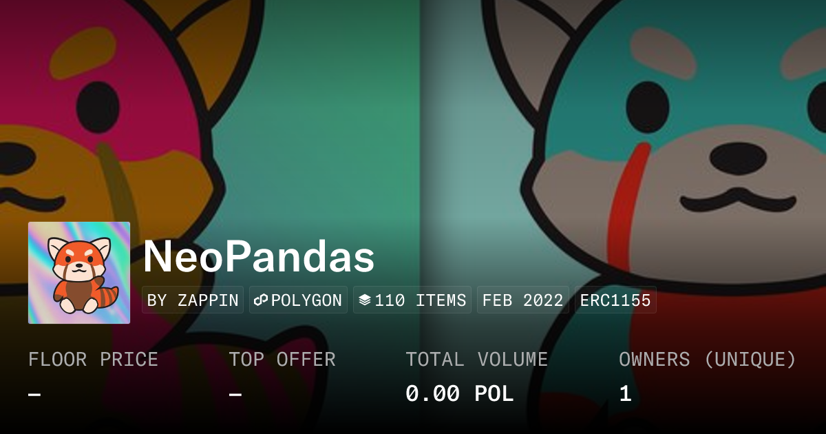 NeoPandas - Collection | OpenSea