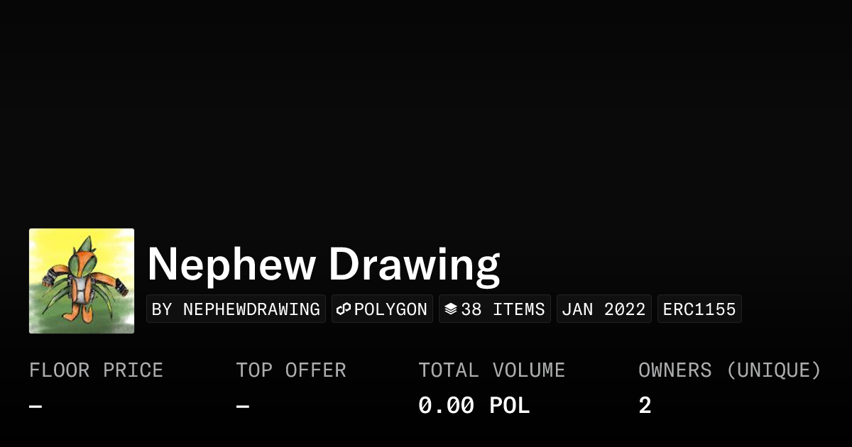 Nephew Drawing - Collection | OpenSea