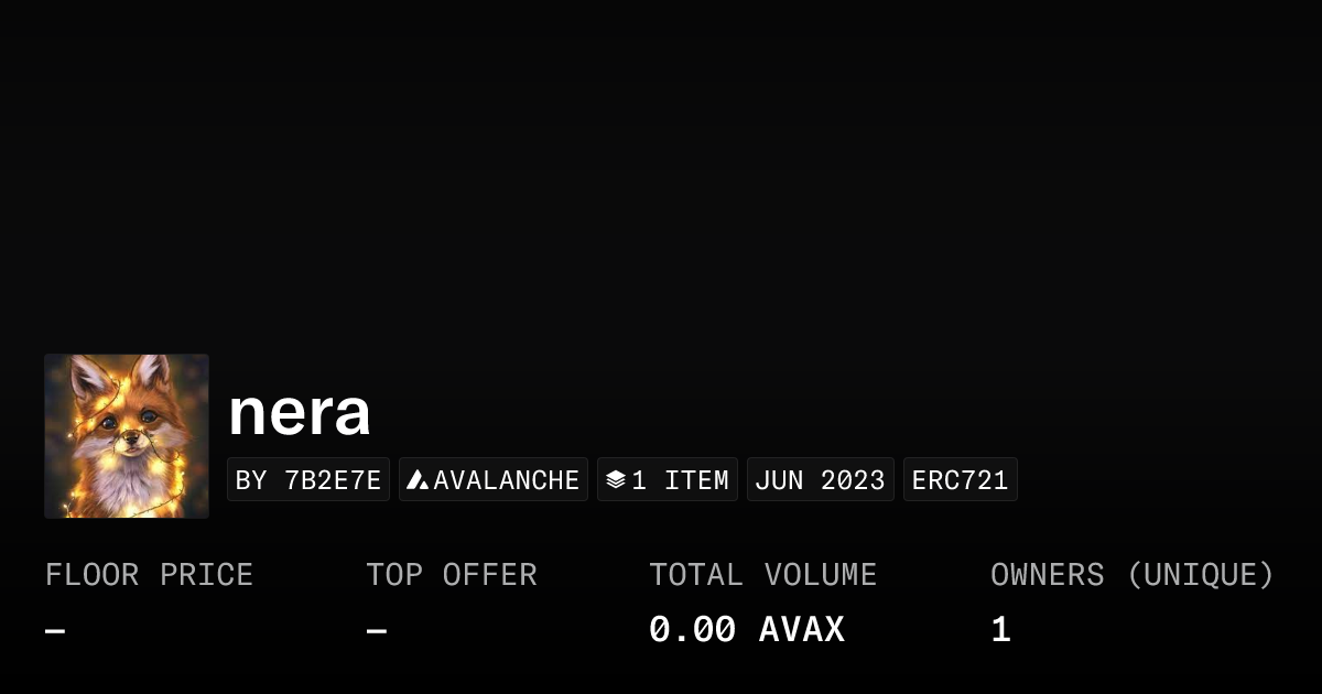 nera - Collection | OpenSea