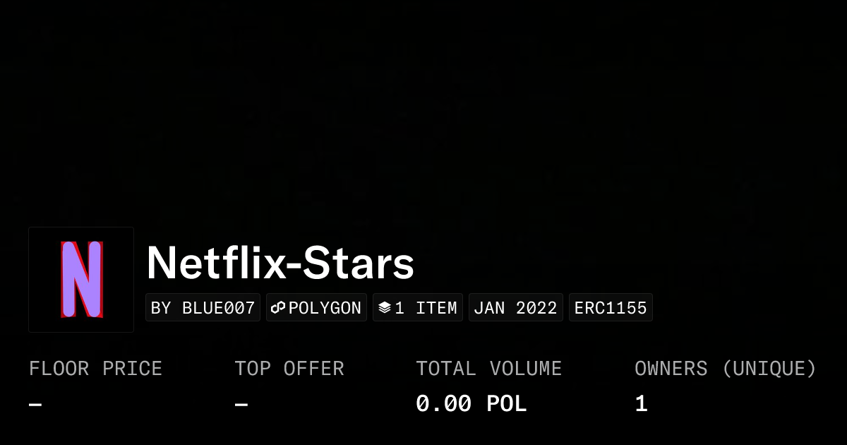 Netflix-Stars - Collection | OpenSea