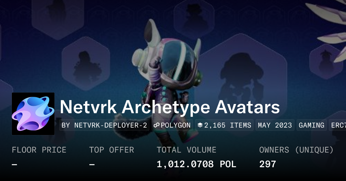 Netvrk Archetype Avatars - Collection | OpenSea