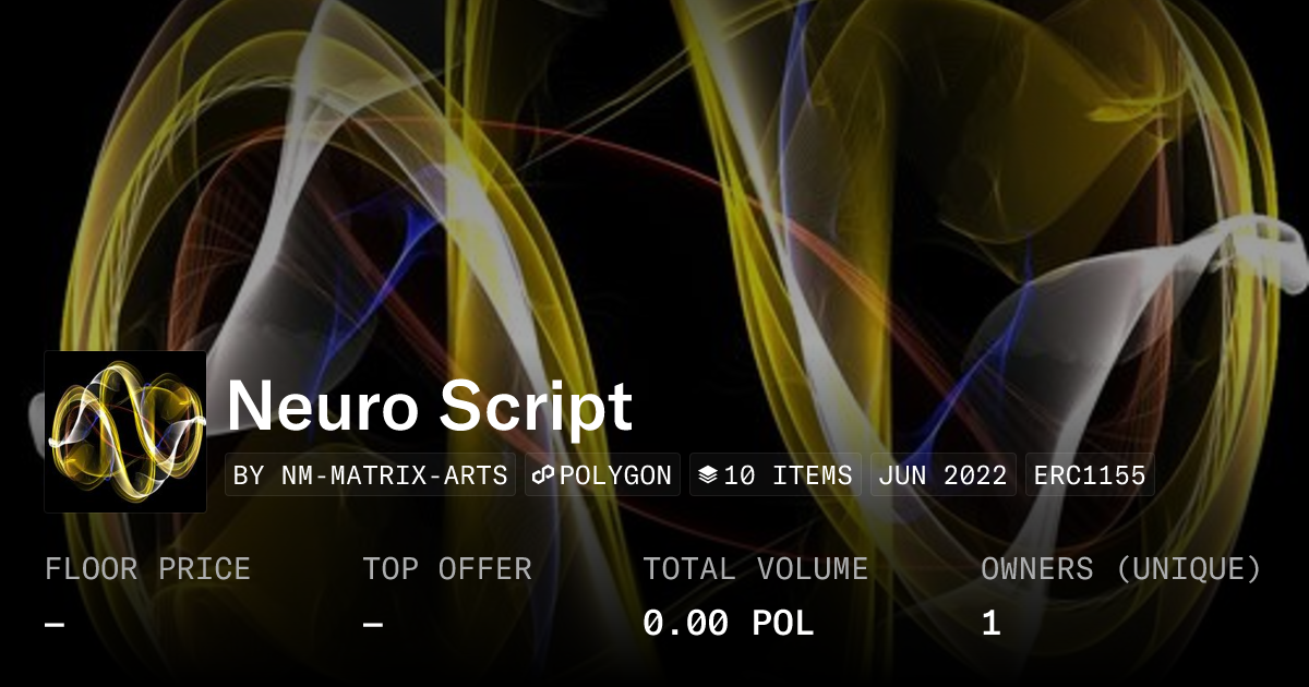 Neuro Script - Collection | OpenSea