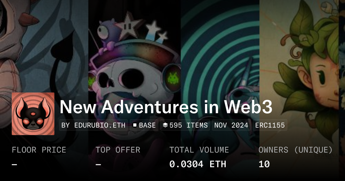 New Adventures in Web3 - Collection | OpenSea