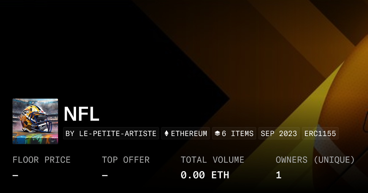 NFL - Collection | OpenSea