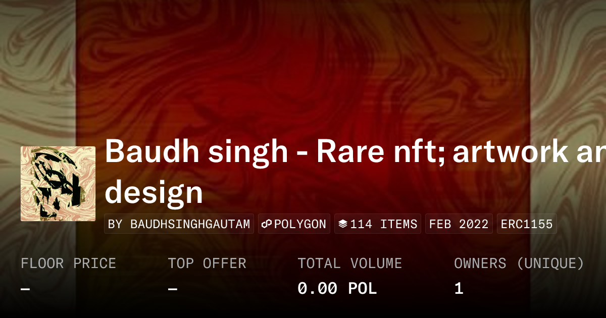 Baudh singh - Rare nft; artwork and design - Collection | OpenSea