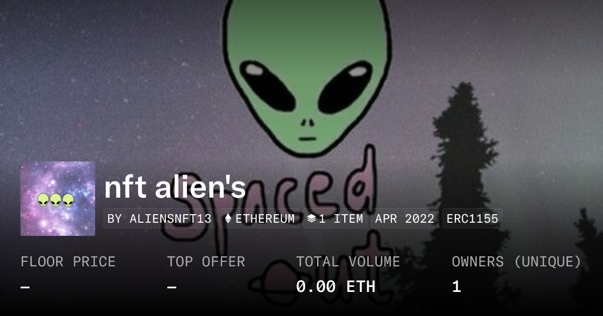 nft alien's - Collection | OpenSea