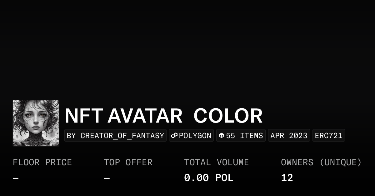 NFT AVATAR COLOR - Collection | OpenSea