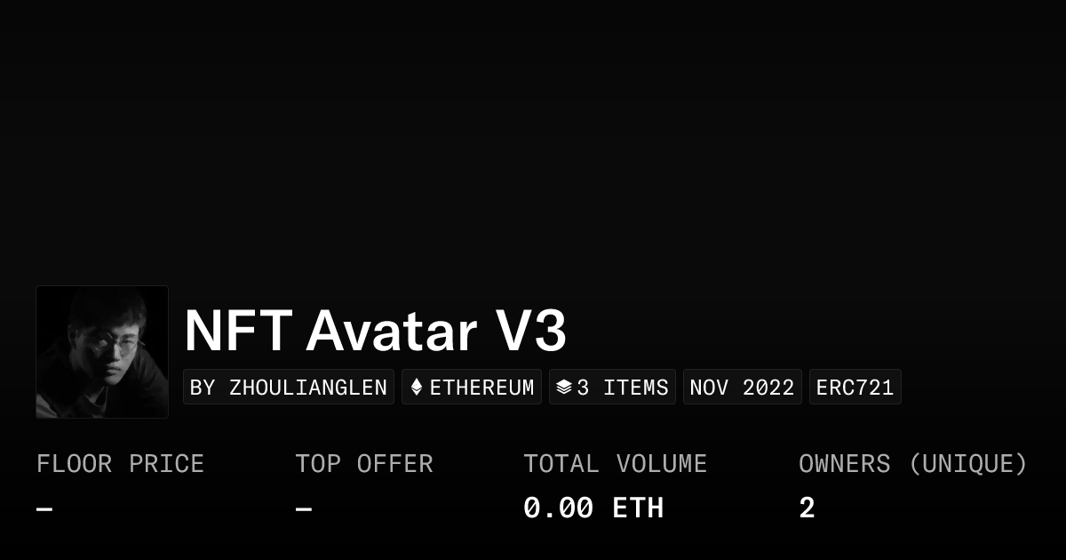 NFT Avatar V3 - Collection | OpenSea