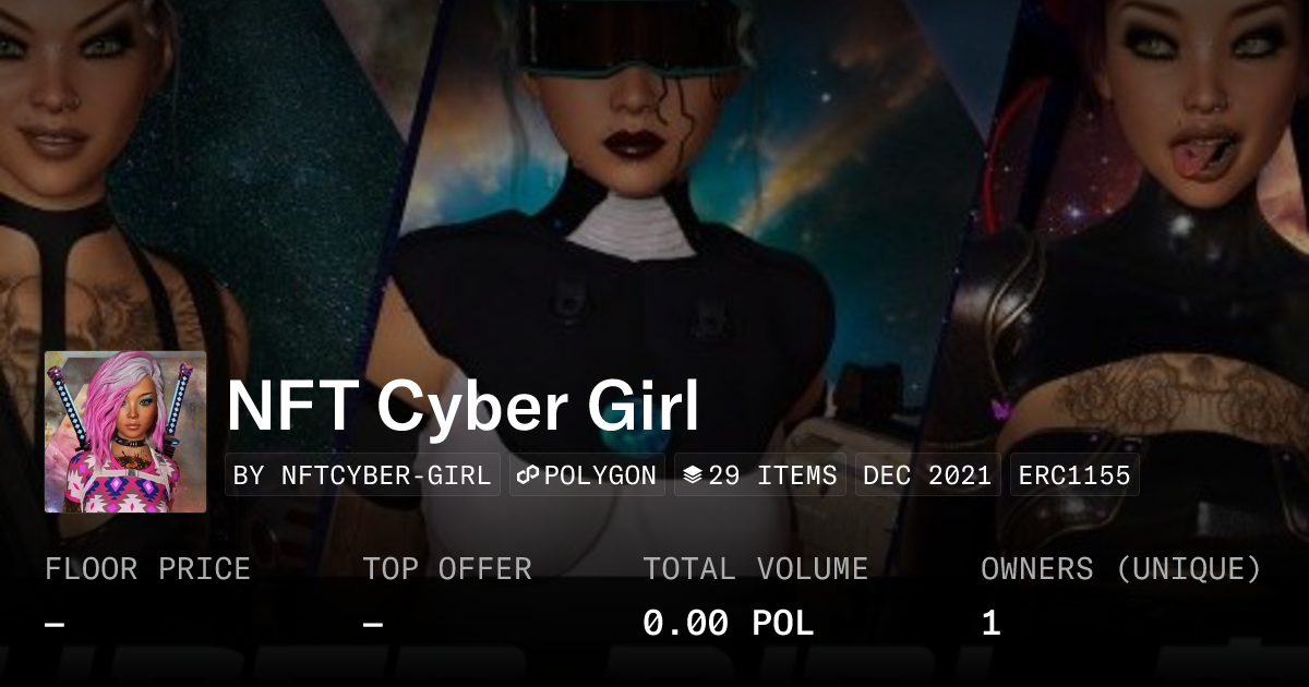 NFT Cyber Girl - Collection | OpenSea