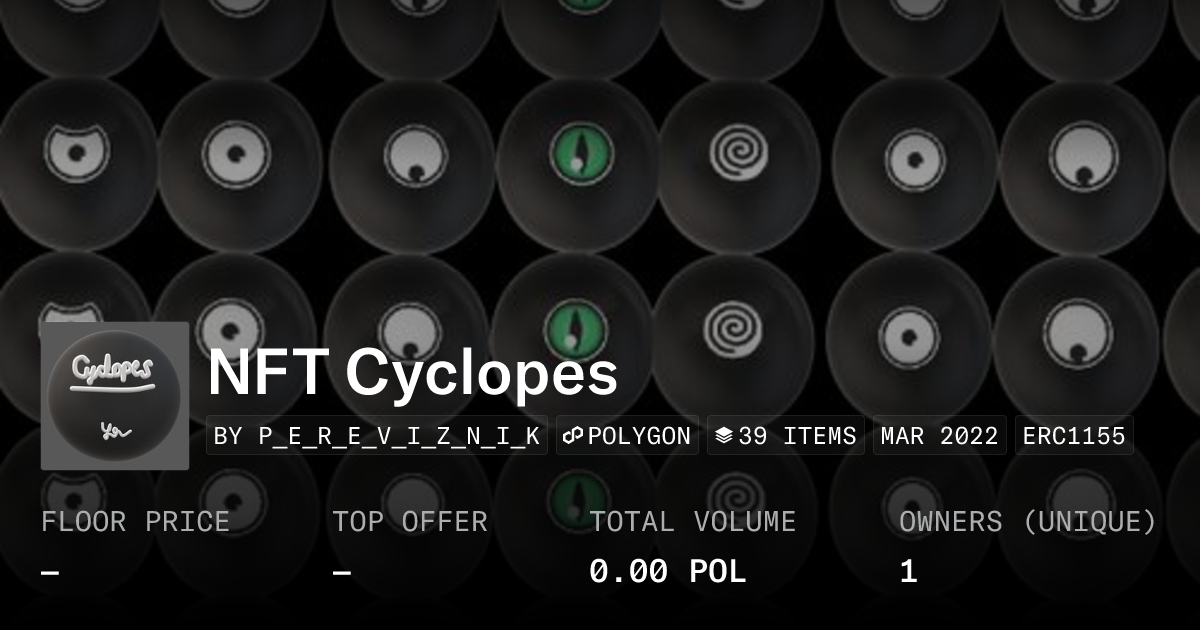 NFT Cyclopes - Collection | OpenSea