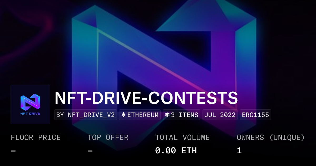 NFT-DRIVE-CONTESTS - Collection | OpenSea