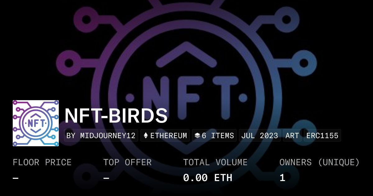 NFT-BIRDS - Collection | OpenSea