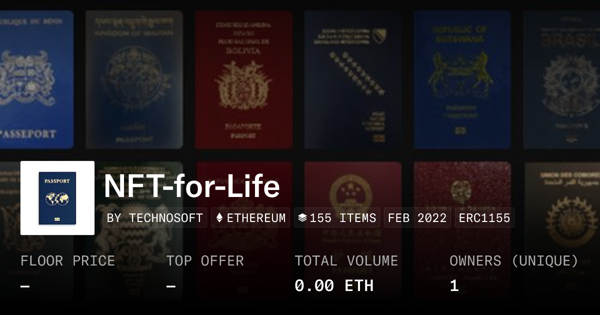 NFT-for-Life - Collection | OpenSea