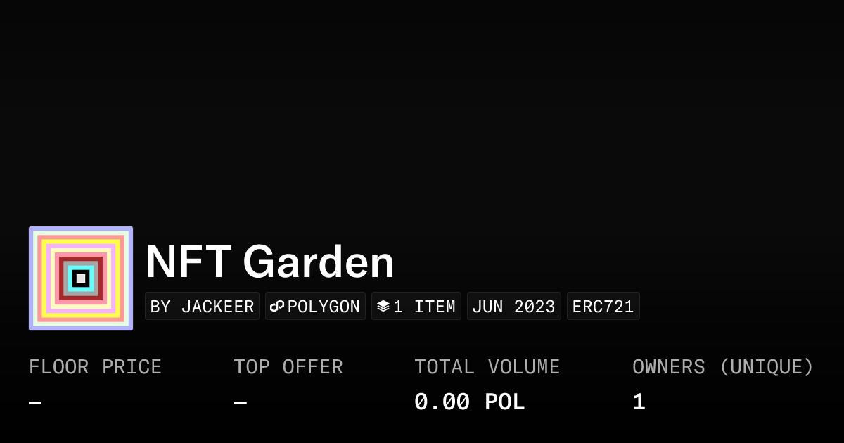 NFT Garden - Collection | OpenSea