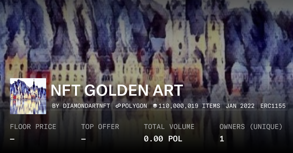 NFT GOLDEN ART - Collection | OpenSea