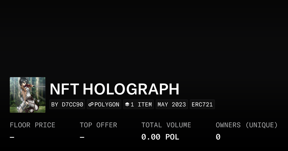 NFT HOLOGRAPH - Collection | OpenSea