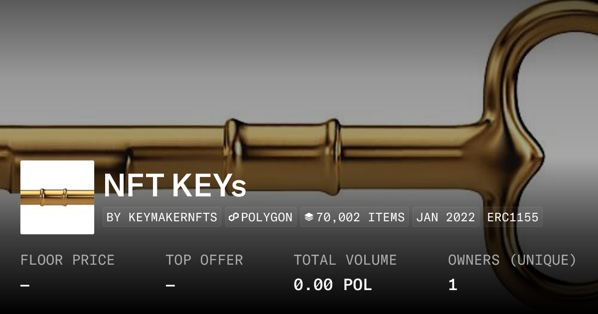 NFT KEYs - Collection | OpenSea