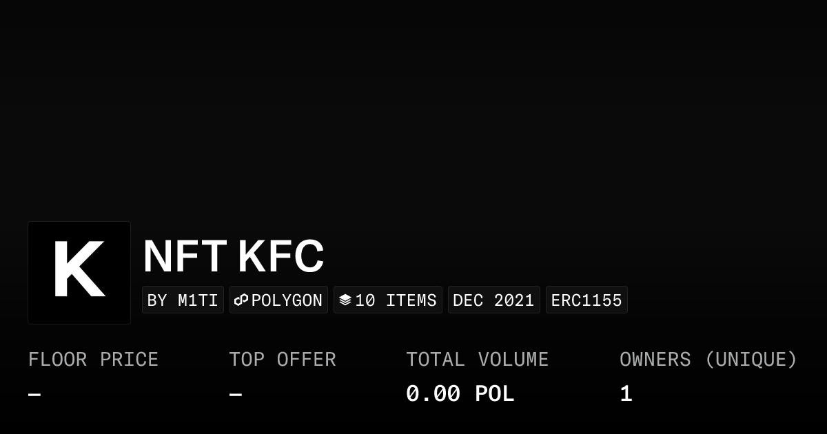 NFT KFC - Collection | OpenSea