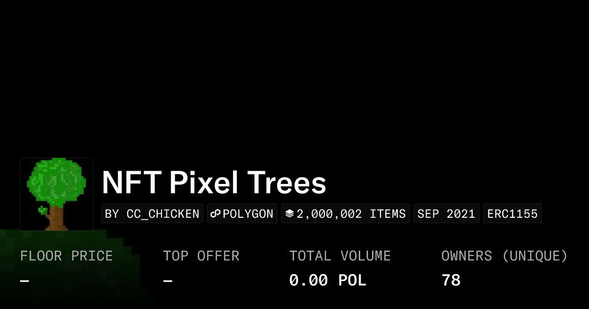 NFT Pixel Trees - Collection | OpenSea