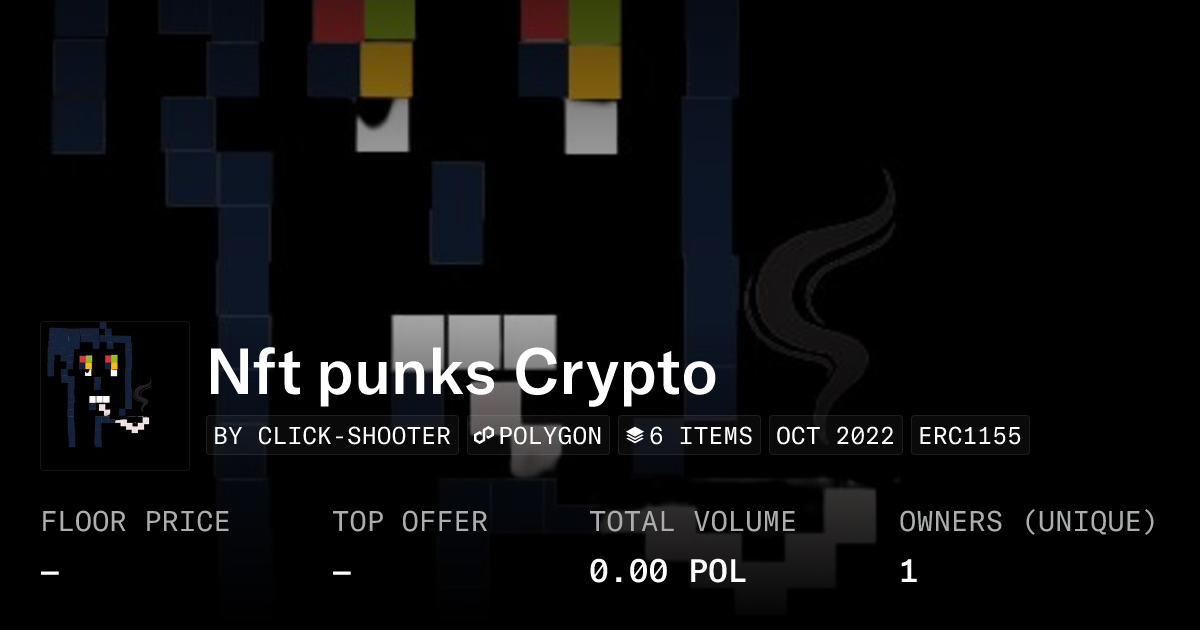Nft punks Crypto - Collection | OpenSea
