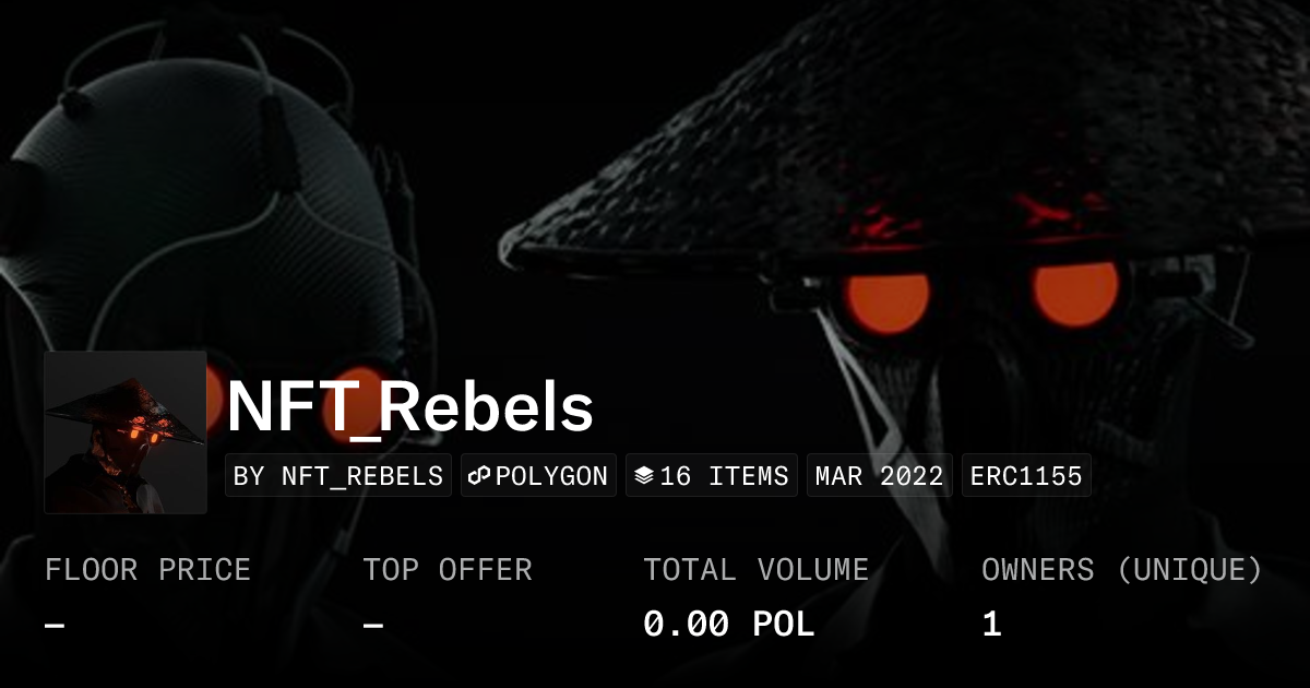 NFT_Rebels - Collection | OpenSea