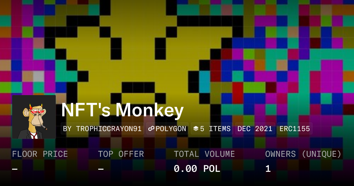 NFT's Monkey - Collection | OpenSea