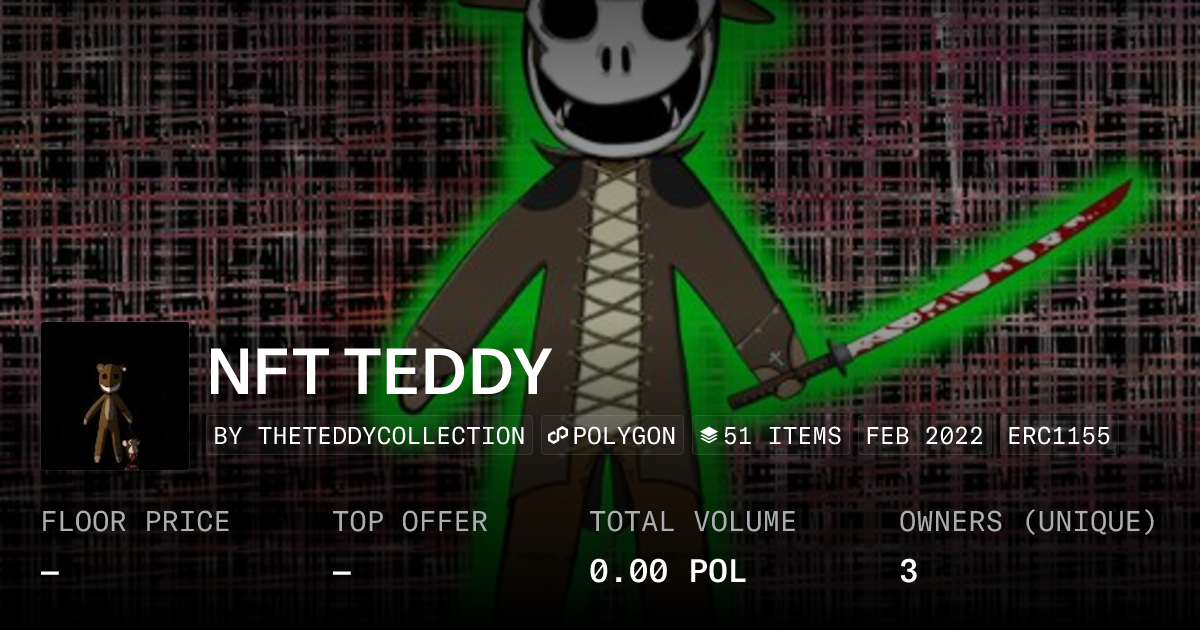 NFT TEDDY - Collection | OpenSea