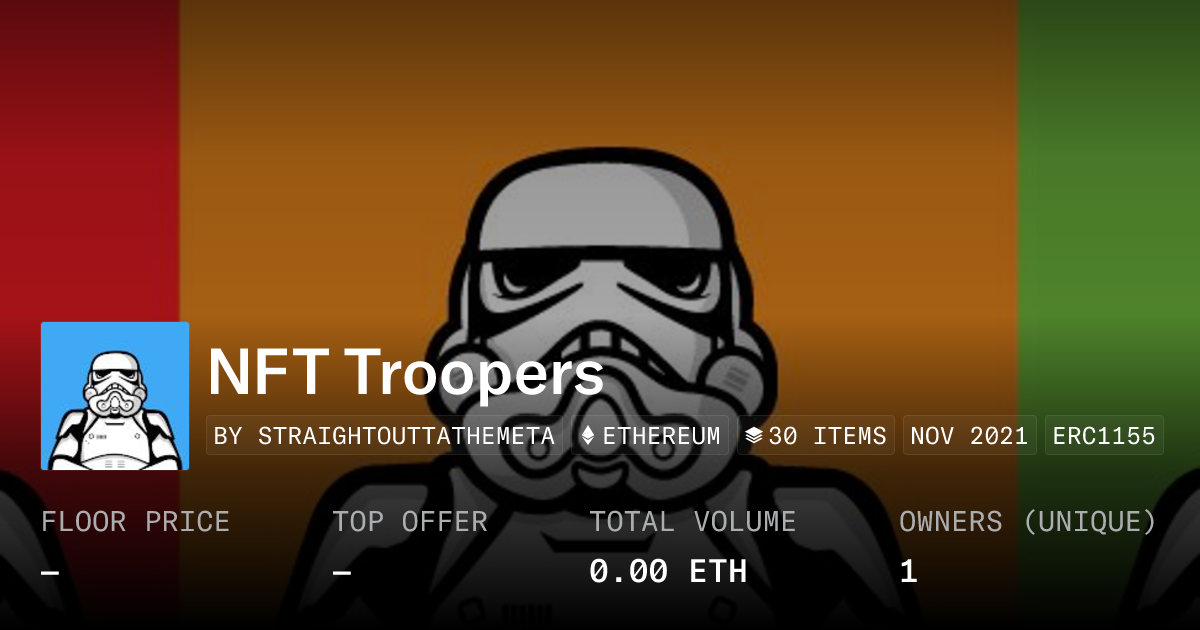 NFT Troopers - Collection | OpenSea