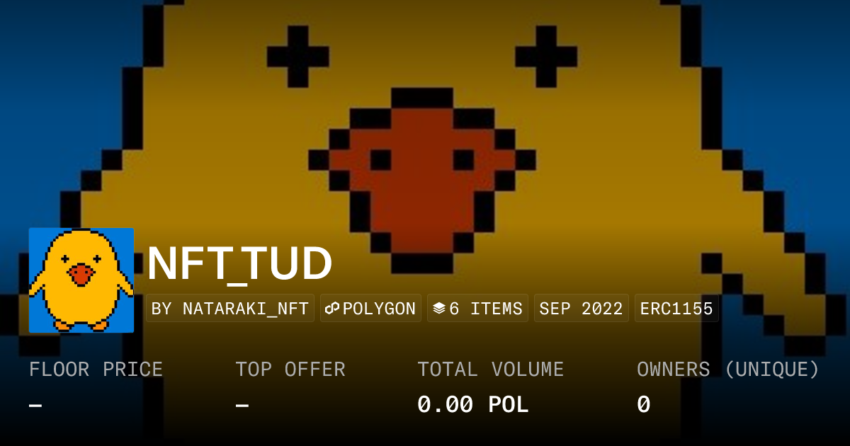 NFT_TUD - Collection | OpenSea