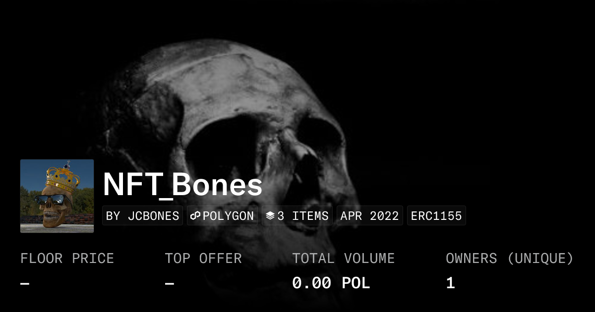 NFT_Bones - Collection | OpenSea