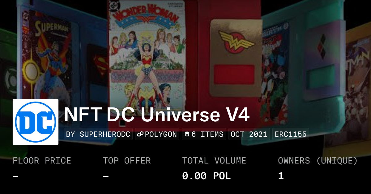 NFT DC Universe V4 - Collection | OpenSea