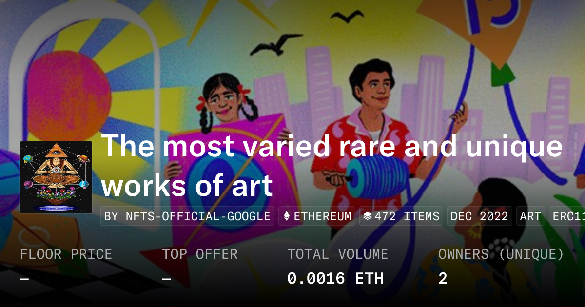 The most varied rare and unique works of art - Collection | OpenSea