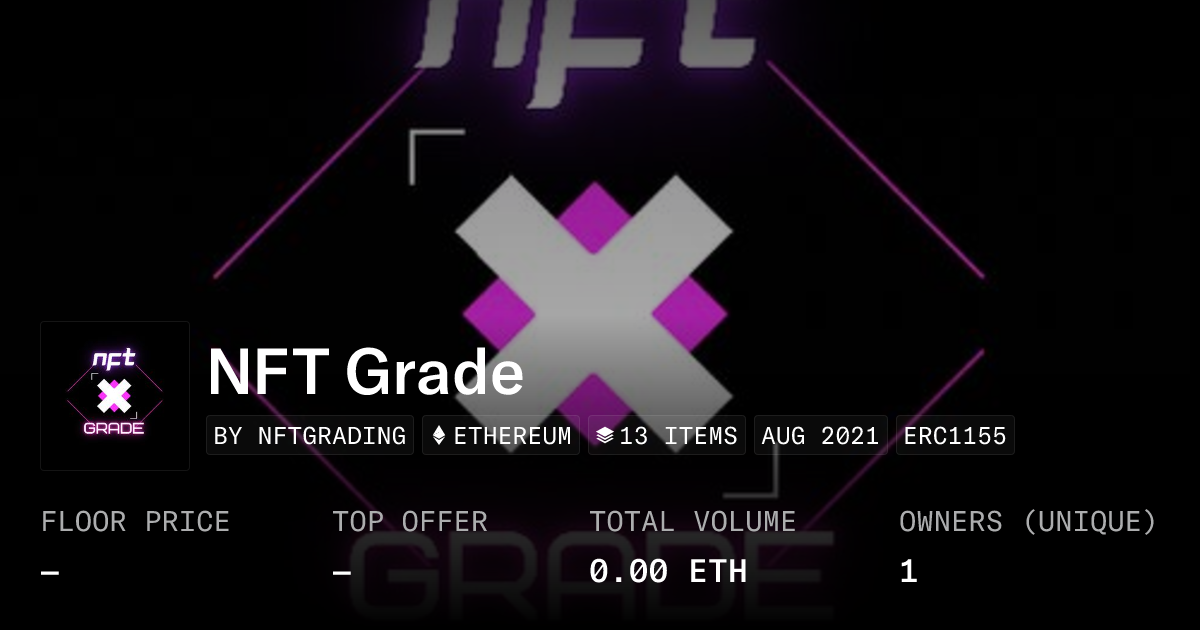 NFT Grade - Collection | OpenSea
