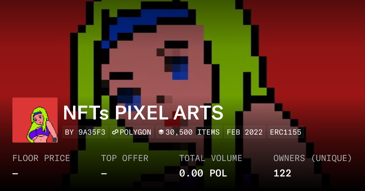 NFTs PIXEL ARTS - Collection | OpenSea