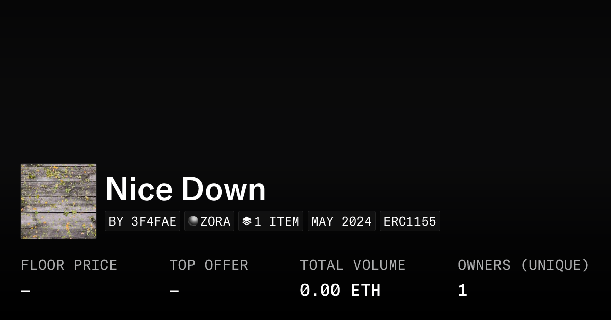 Nice Down - Collection | OpenSea