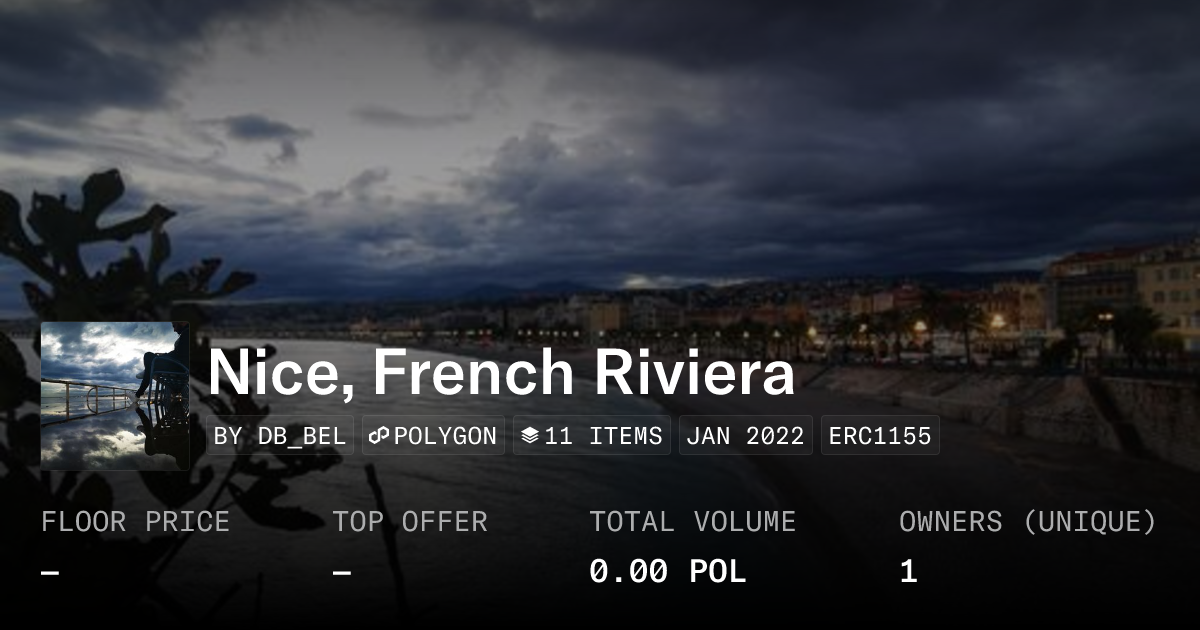 Nice, French Riviera - Collection | OpenSea